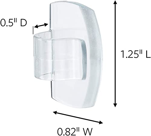 Command Christmas Light Clips Set - Holiday Decor with Outdoor Light Clips and Clear Light Clips, Command Strips included