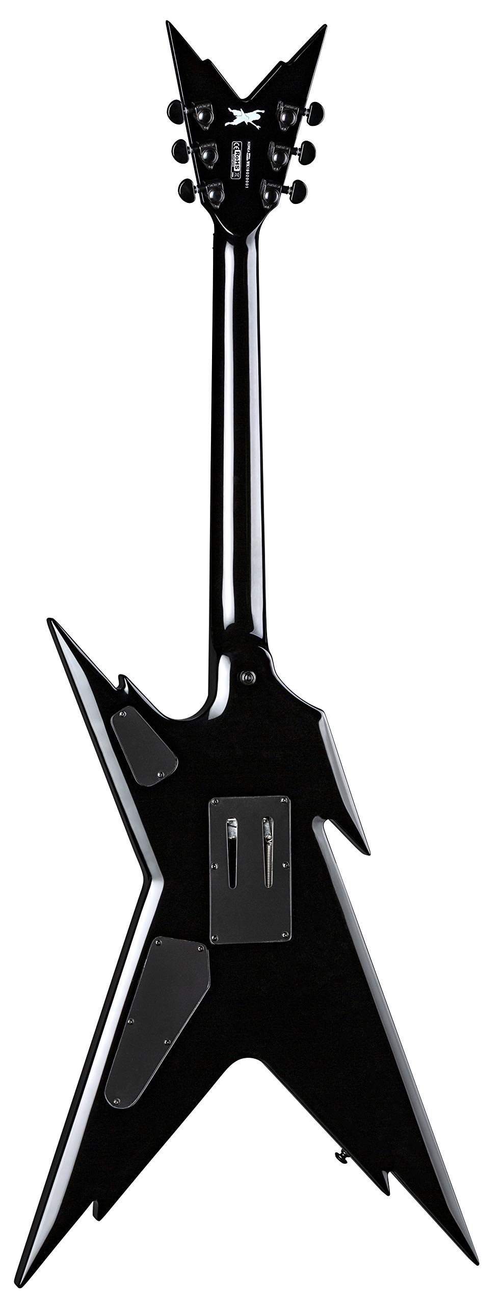 Dean Guitars Dimebag Razorback 6 String Electric Guitar, Right, Black (RZR LTNG)