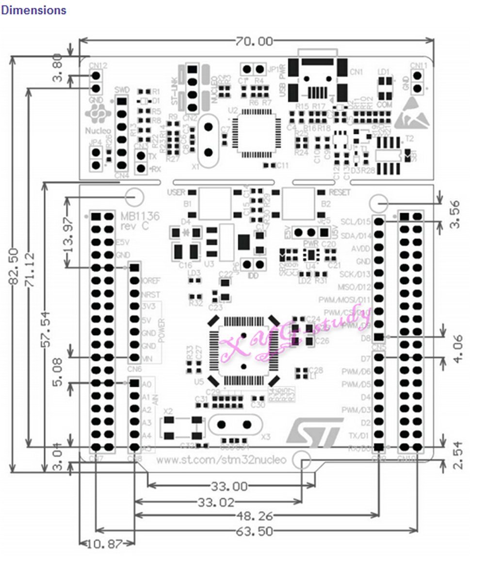 NUCLEO-F446RE with MCU STM32F446RET6 Supports STM32 Nucleo mbed Development Board integrates ST-LINK/V2-1 @XYGStudy