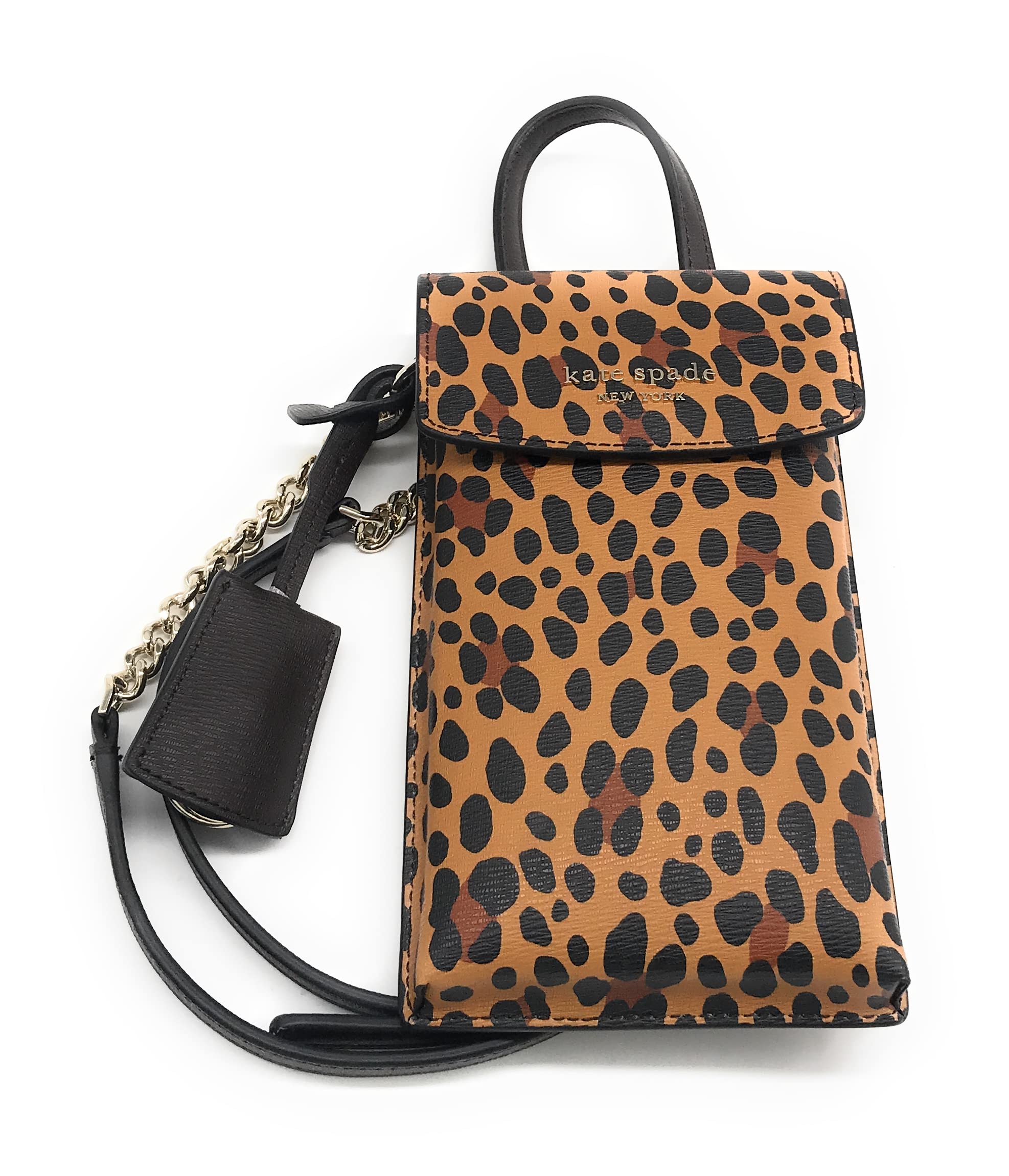 Kate Spade New York Spencer Leopard North South Phone Crossbody