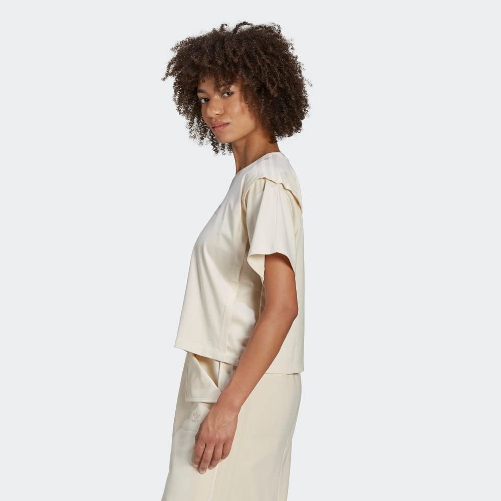 adidas Originals Women's Adicolor Clean Classics Tee, Non-Dyed, X-Large