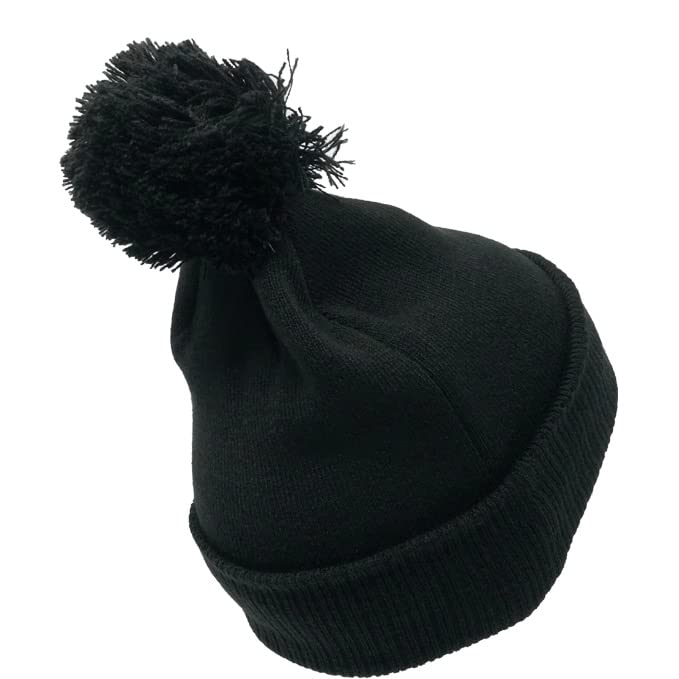 Adidas Originals Cuffed Pom Beanie (Black/White)