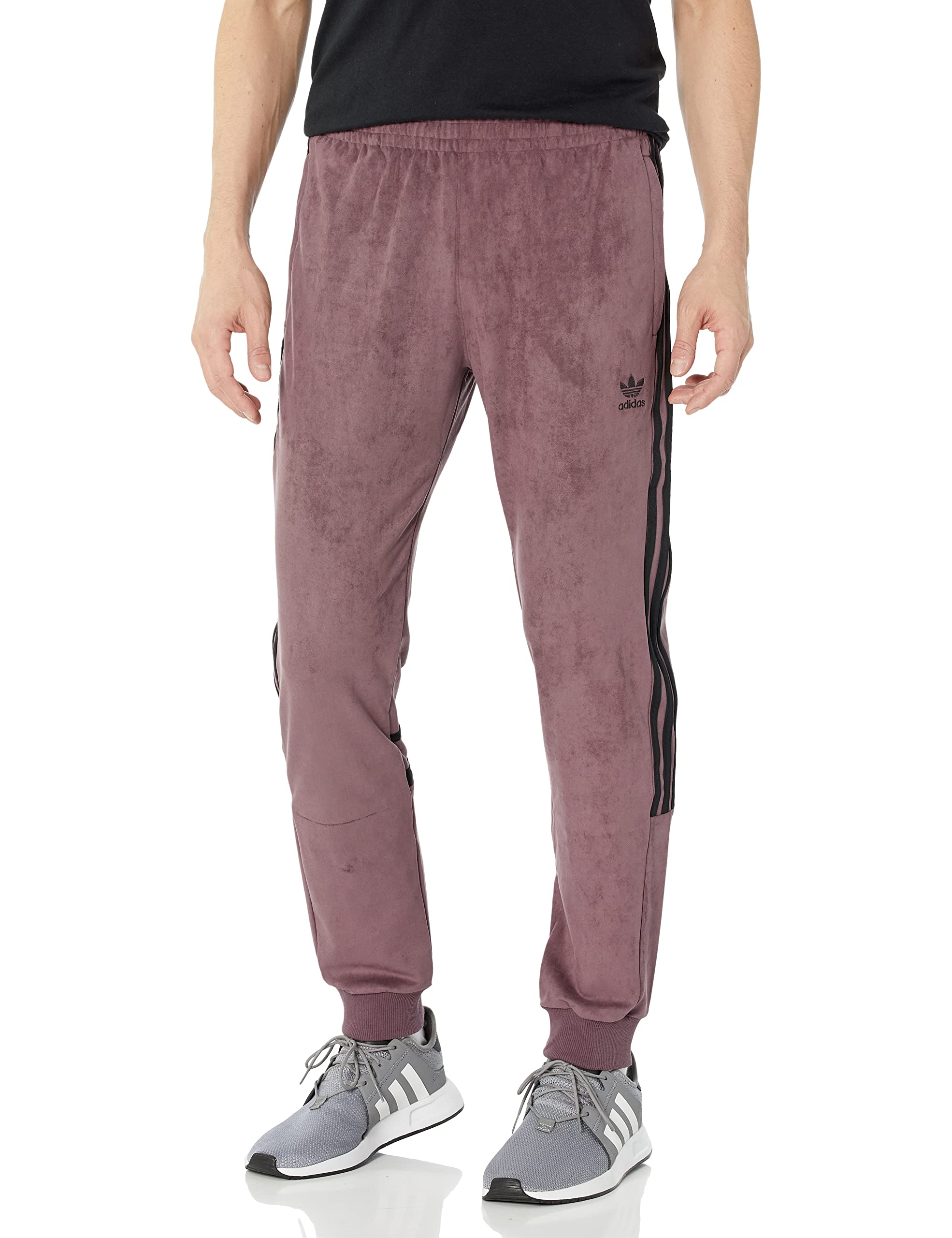 adidas Originals Men's Adicolor Challenger Plush, Shadow Maroon, XX-Large