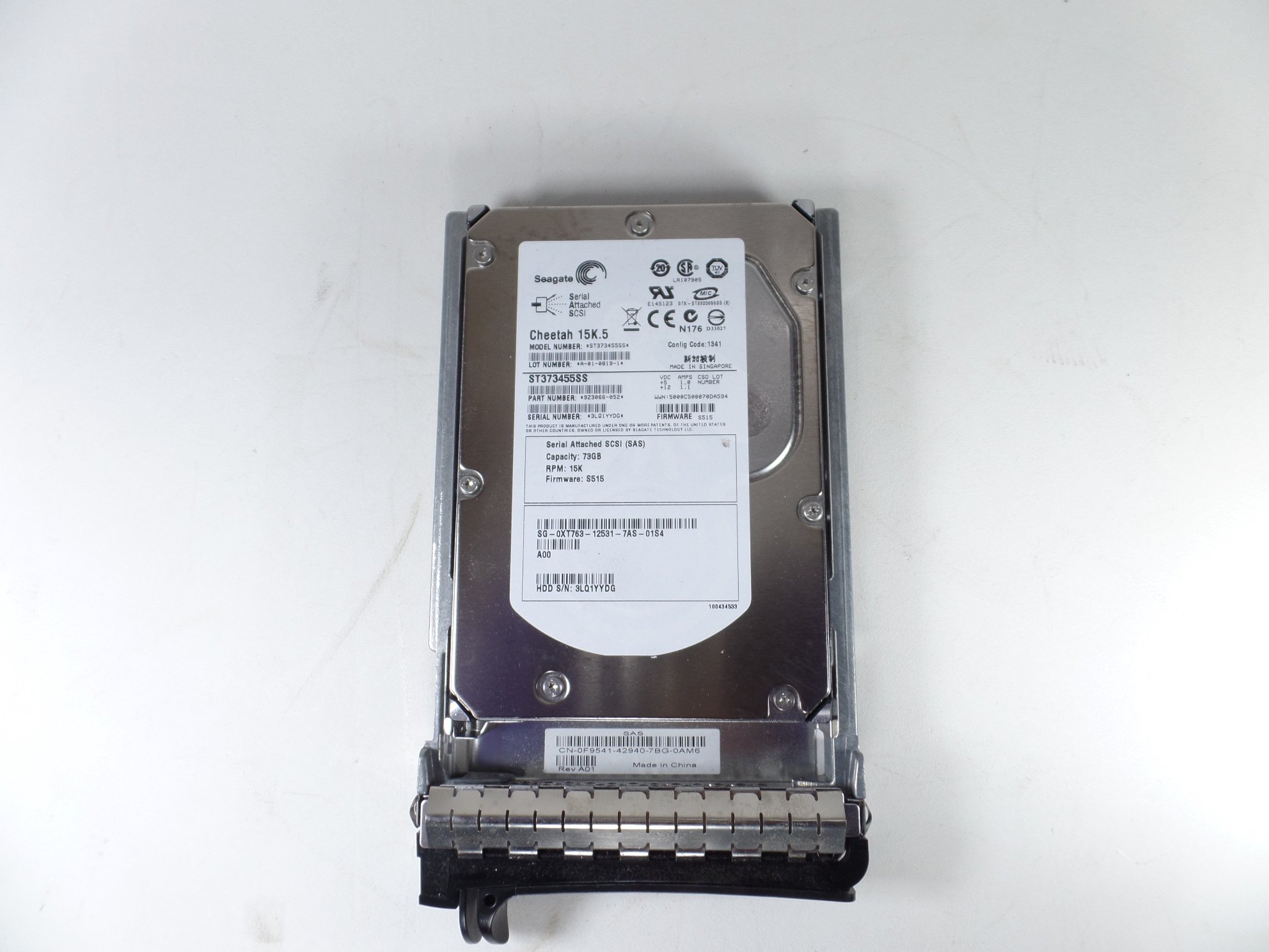 Seagate 73GB SAS 15K rpm 3Gb/s - ST373455SS