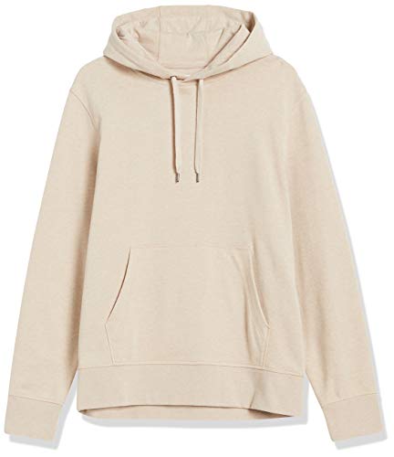Amazon Essentials Men's Lightweight French Terry Hooded Sweatshirt, Oatmeal Heather, X-Large