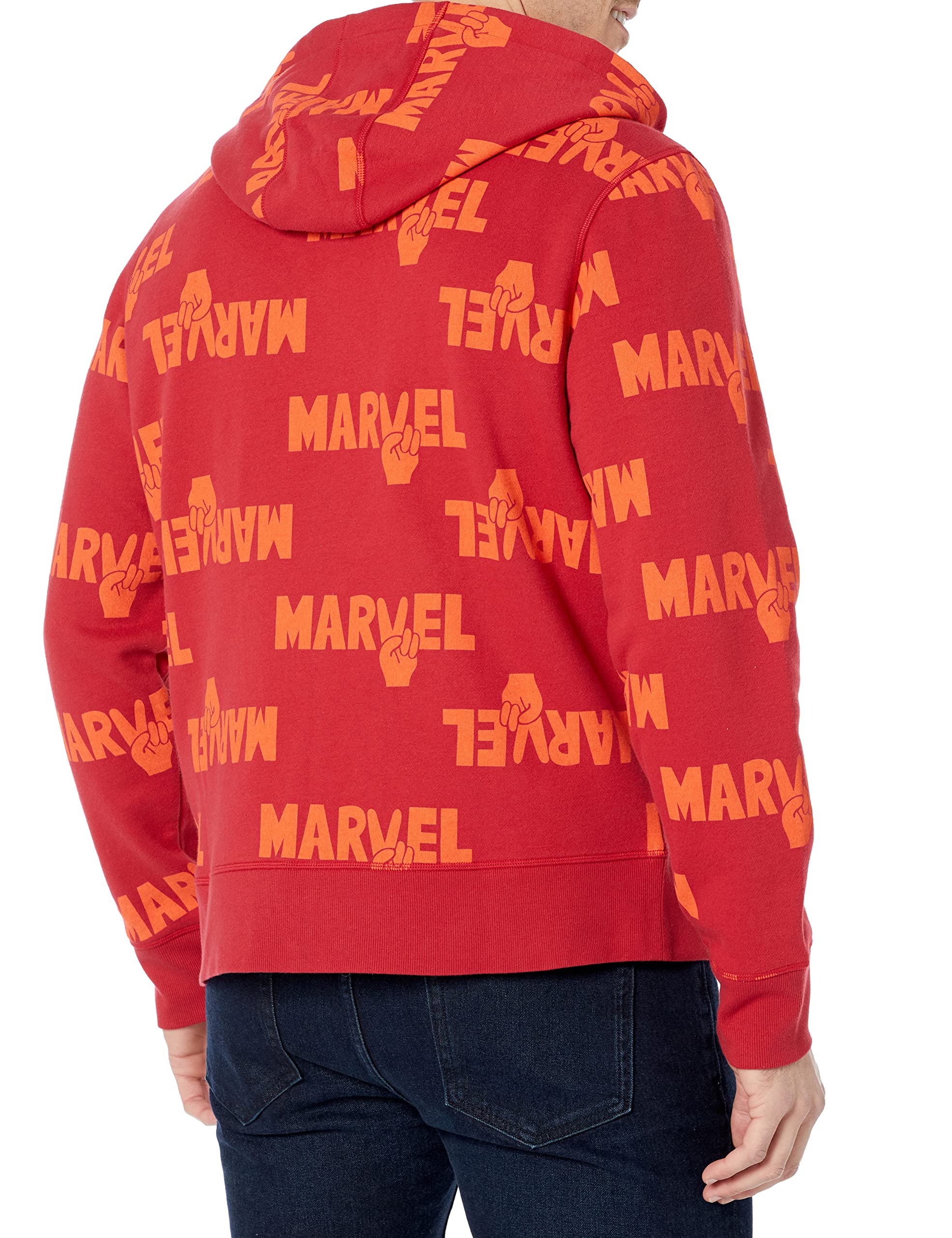 Amazon Essentials Disney | Marvel | Star Wars Men's Fleece Full-Zip Hoodie Sweatshirts (Available in Big & Tall), Star Wars Comic, XX-Large