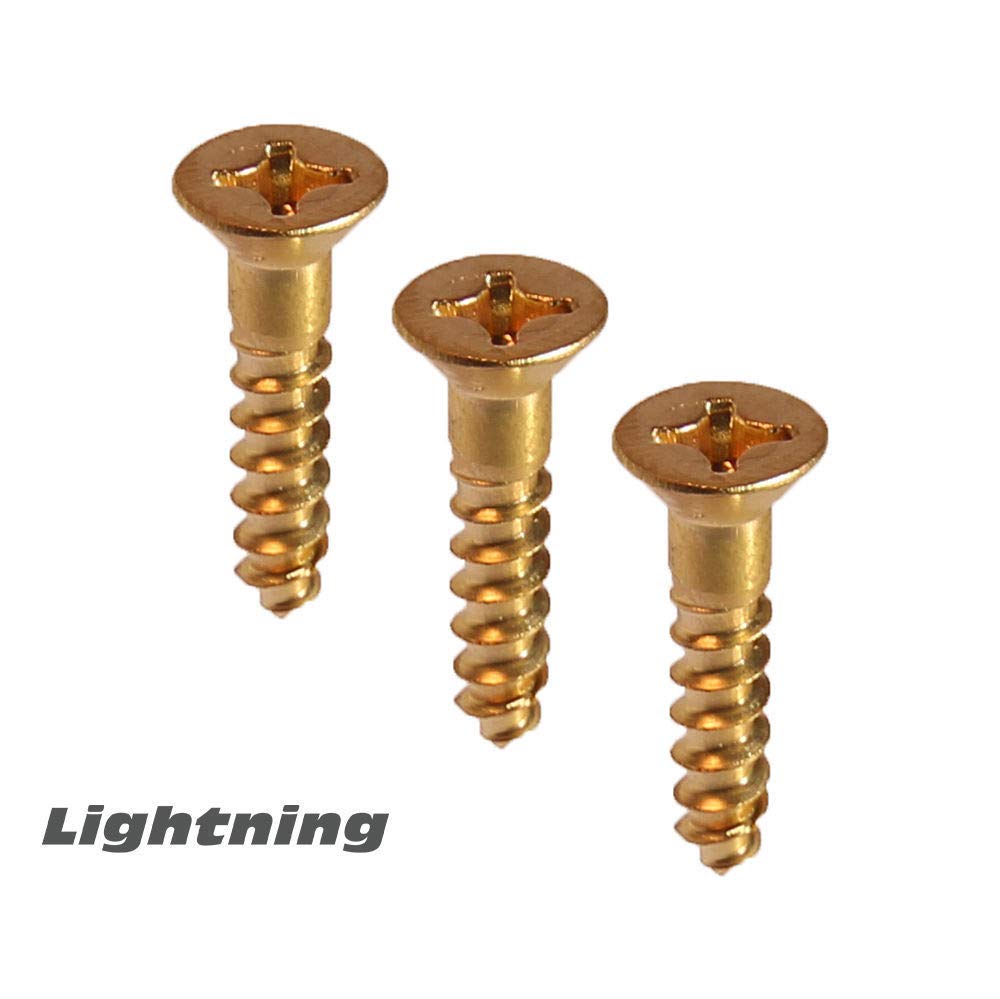 Phillips Flat Head Wood Screw Solid Brass #6X3/8 Qty 50