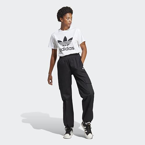 adidas Originals Women's Trefoil T-Shirt, White, Medium