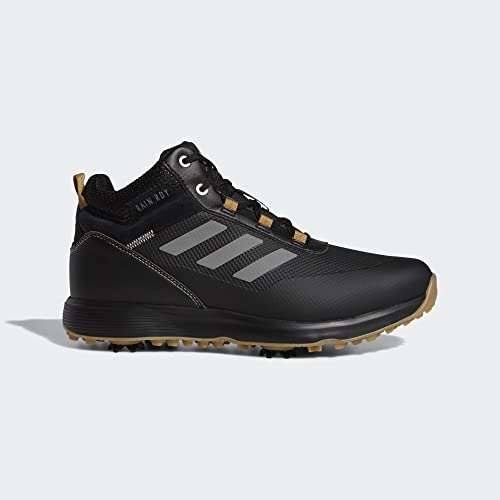 adidas Men's S2G Spikeless Mid-Cut Golf Shoes, Core Black/Grey Four/Mesa, 10.5
