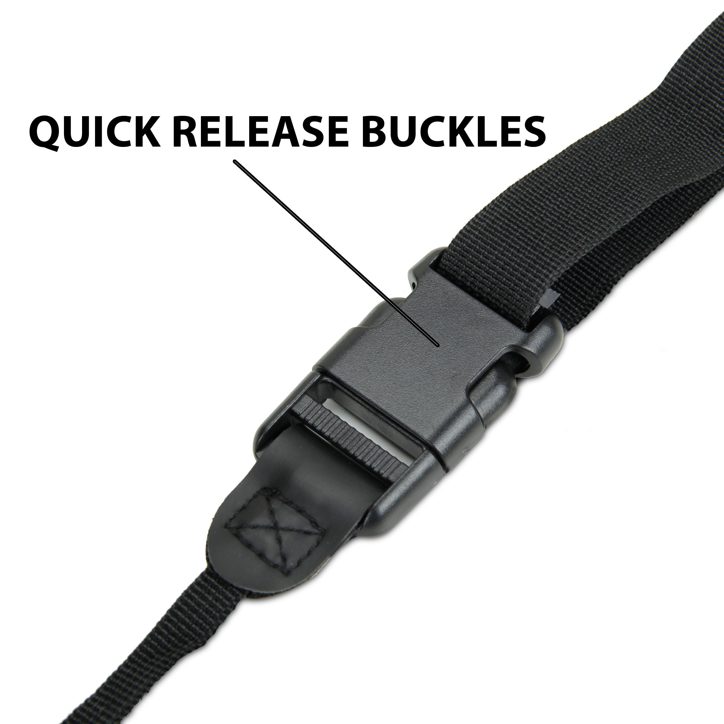 USA Gear DSLR Camera Strap Chest Harness with Quick Release Buckles, Galaxy Neoprene Pattern and Accessory Pockets - Compatible with Canon, Nikon, Sony and More Point and Shoot and Mirrorless Cameras