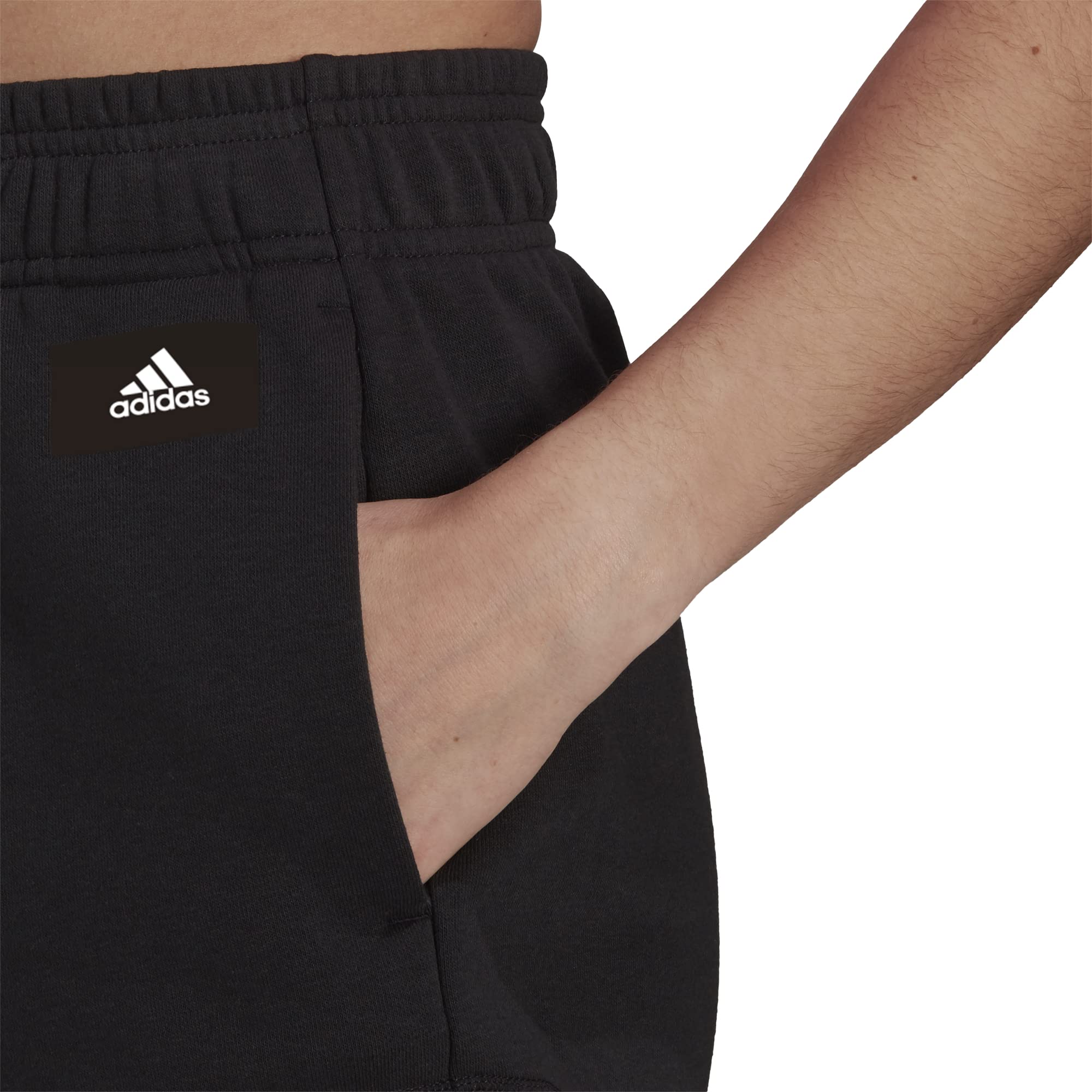 adidas Women's Recycled Cotton Shorts, Non-Dyed, Medium