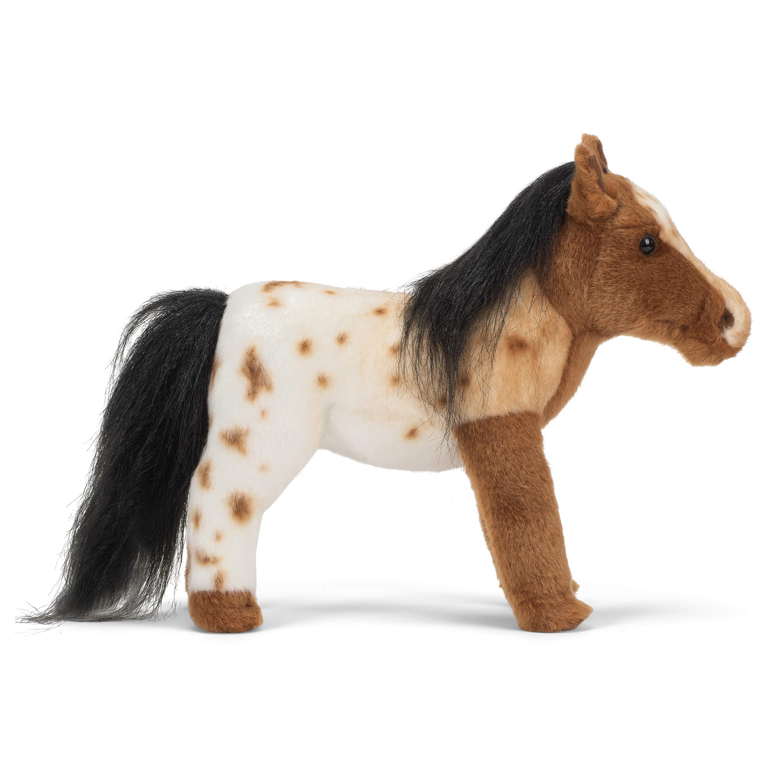 DEMDACO Quarter Horse Soft Blonde Palomino 10 inch Children's Soft Plush Stuffed Animal Toy