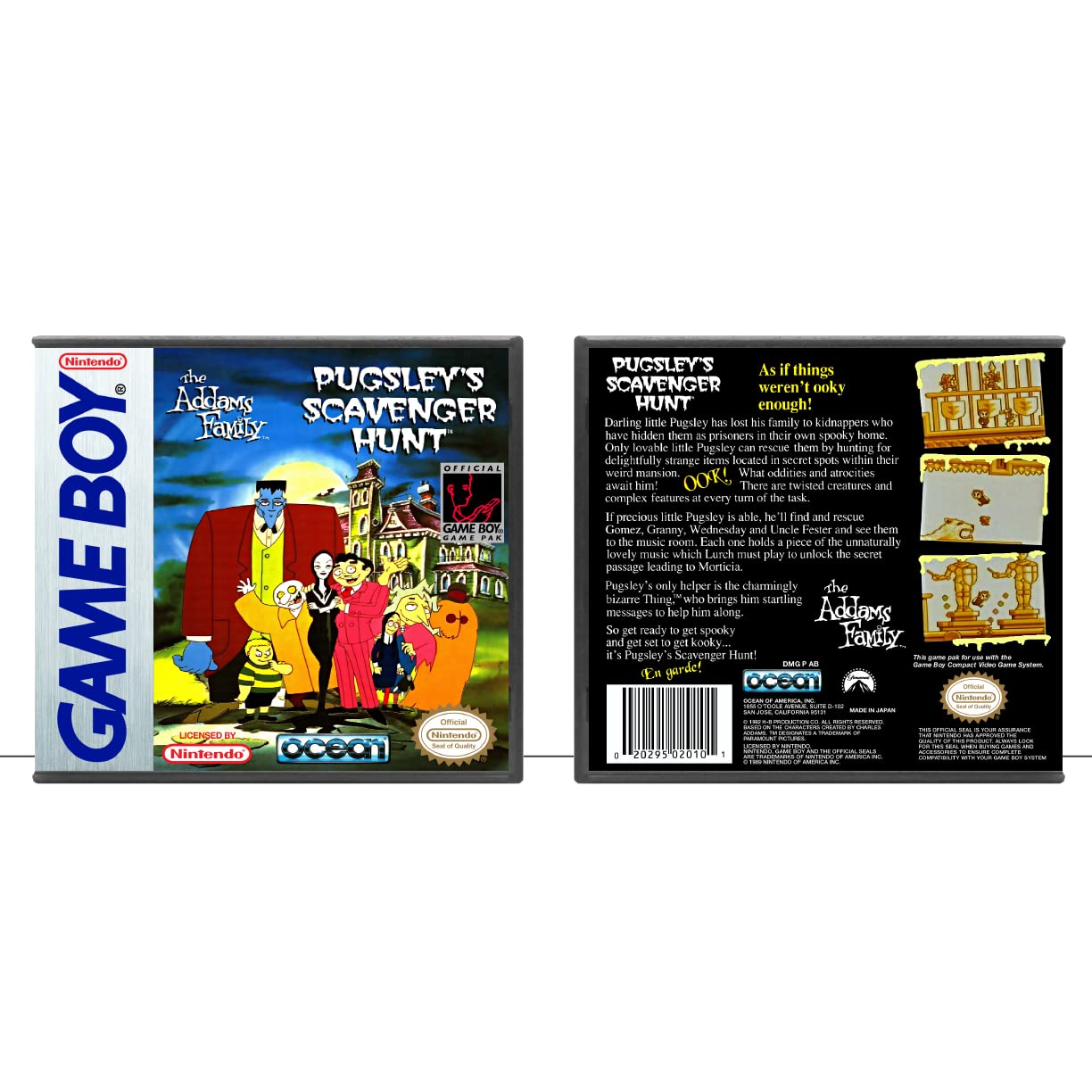 Addams Family: Pugsley's Scavenger Hunt, The | (GB) Game Boy - Game Case Only - No Game