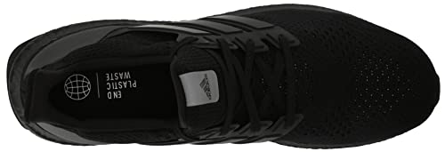 adidas Men's Ultraboost 1.0 Running Shoe, Black/White/Beam Green, 11