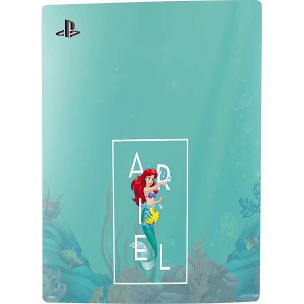 Skinit Decal Gaming Skin Compatible with PS5 Bundle - Officially Licensed Disney Princess The Little Mermaid Design