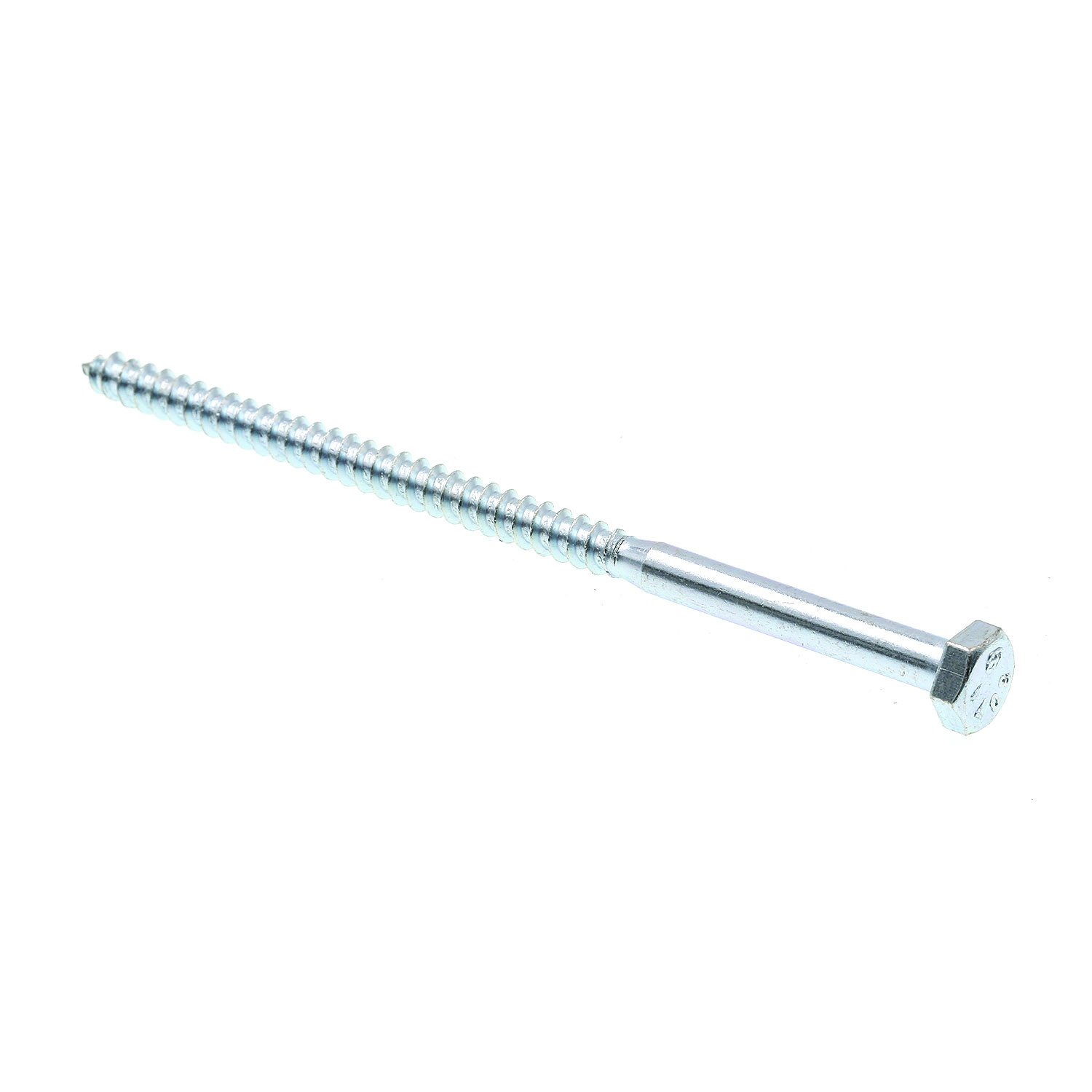 Prime-Line 9055344 Hex Lag Screws, 1/4 In. X 5 In., A307 Grade A Zinc Plated Steel (50 Pack)