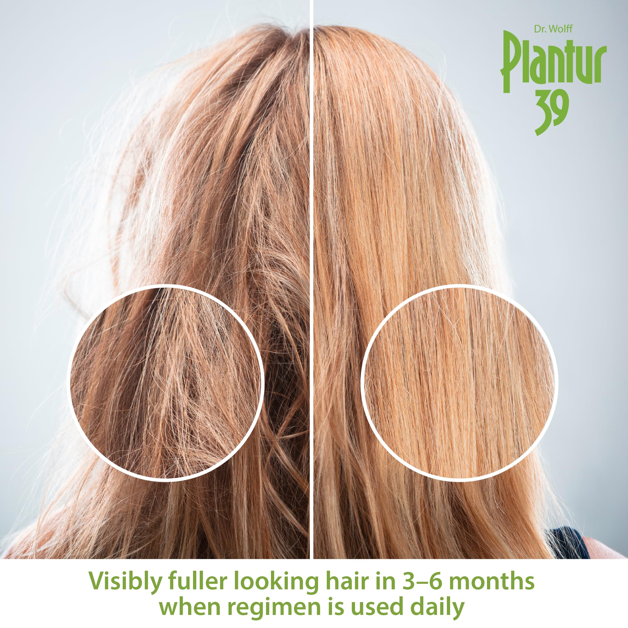 Plantur 39 Phyto-Caffeine Women's 3-Step System for Colored, Stressed Hair - Shampoo (8.45 fl), Conditioner (5.07 fl), Tonic (6.76 fl)