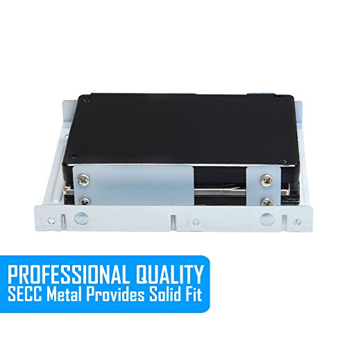 Kingwin SSD Hard Drive Mounting Kit Internal, Convert Any 2 x 2.5” Solid State Drive/HDD Into a 3.5 Inch Drive Bay. Mounting Screws Included, Quick and Easy Installation [HDM-225]