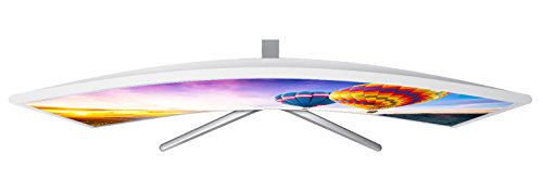 New Samsung 32" Full HD Curved Screen LED TFT LCD Monitor Glossy White MagicBright FreeSync Technology Eco Saving Plus Eye Saver DisplayPort HDMI (LC32F397FWNXZA)