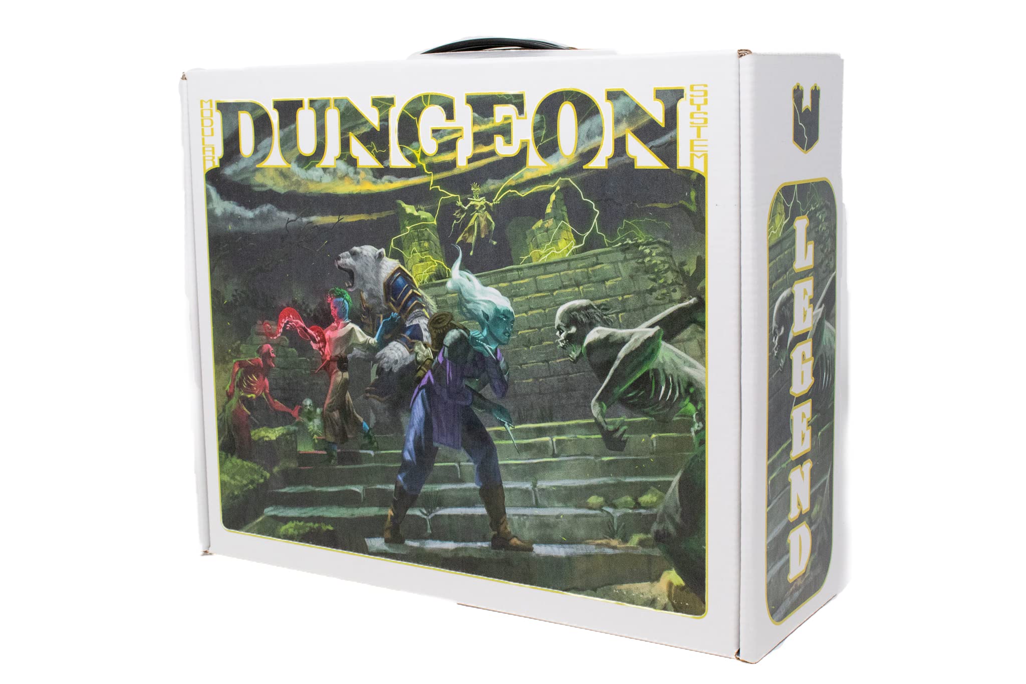 Dirt Cheap Dungeons Modular Dungeon System - Legend Set (Extra Large): RPG Terrain Building for Dungeons & Dragons, Pathfinder, War Gaming, and More!
