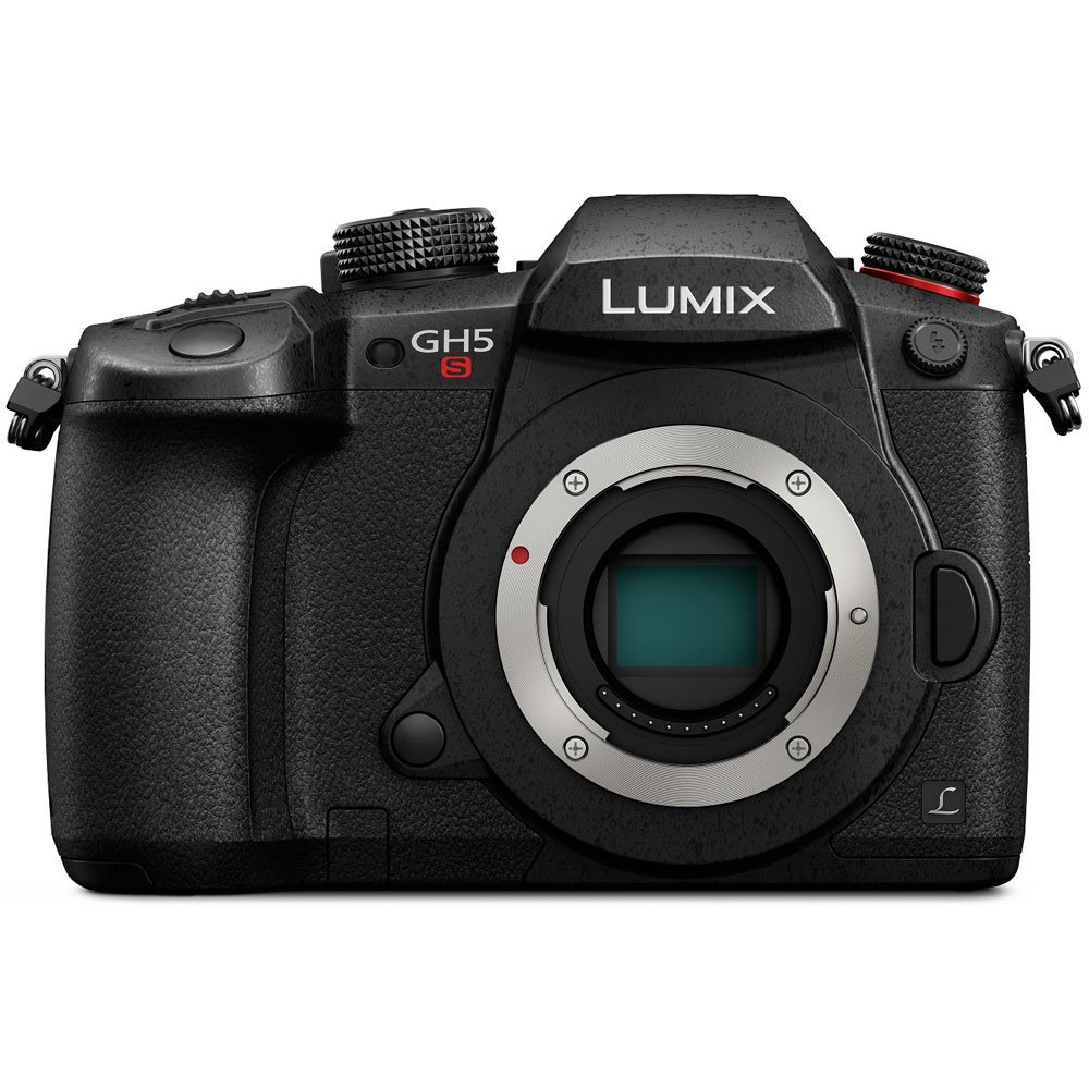 Panasonic LUMIX GH5S 10.2MP C4K Mirrorless ILC Camera Body, Wi-Fi & Bluetooth + 64GB Dual Memory & Microphone Deluxe Bundle