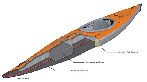 Advanced Elements Airfusion Evo Inflatable Kayak, Orange