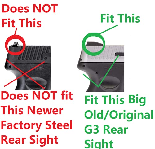 Ade Advanced Optics Crusader RD3-009 Red Dot Reflex Sight + Optic Mounting Plate for Taurus PT111 G2, Millennium G2, G2C, G3 with Original Rear Sight, PT140 G2, PT709, PT740, TX22 + Pictinny Plate