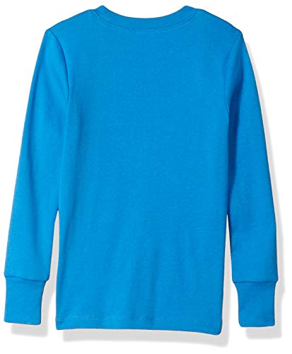 Amazon Essentials Boys' Snug-fit Cotton Pajamas Sleepwear Sets (Previously Spotted Zebra), Pack of 3, Multicolor/Dinosaur/Stripe, 8