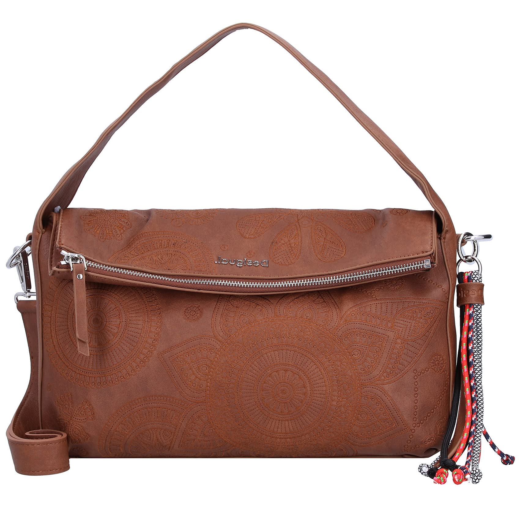 Desigual womens Hand Bag, Brown, U US