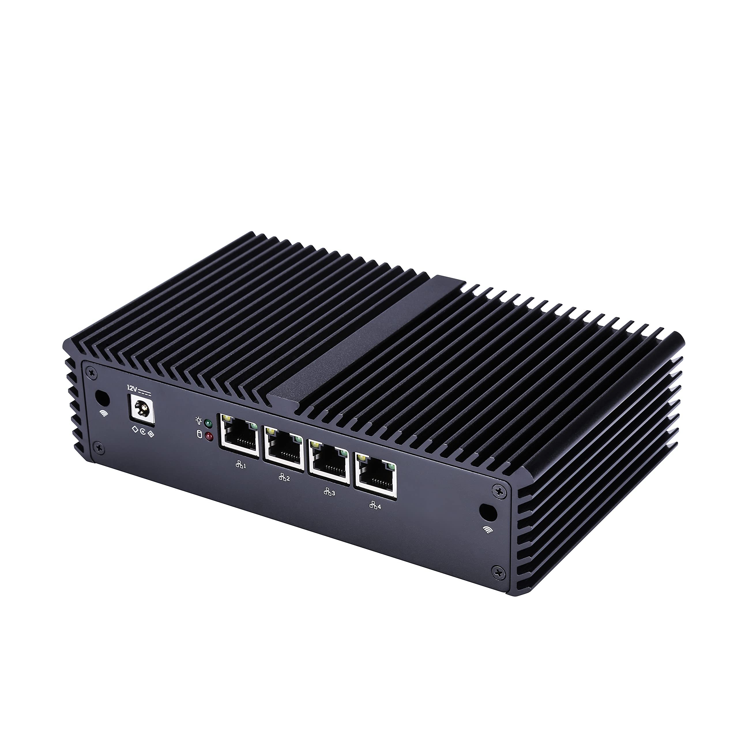 Qotom Multimedia Pc Q355G4 Intel I5-5200U AES-NI,Hd Graphics 5500 8Gb Ddr3 Ram 32Gb Ssd,4 Nics,Com Ports,OPNsense,Firewall,Cent Os Etc