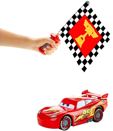 Disney Cars Toys Flag Finish Lightning McQueen