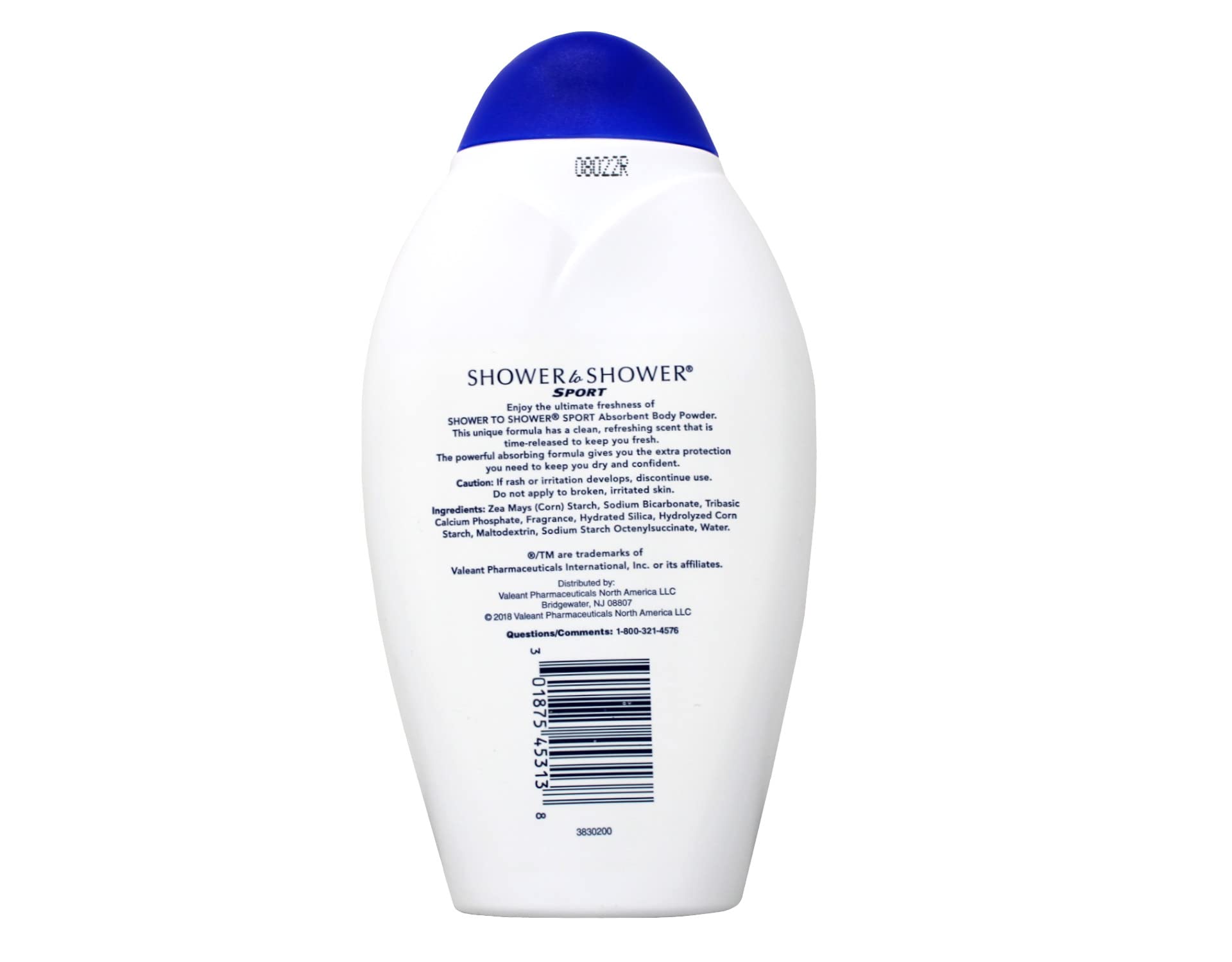 Shower to Shower Absorbent Body Powder, Sport, 13-Ounce Bottles (Pack of 4)