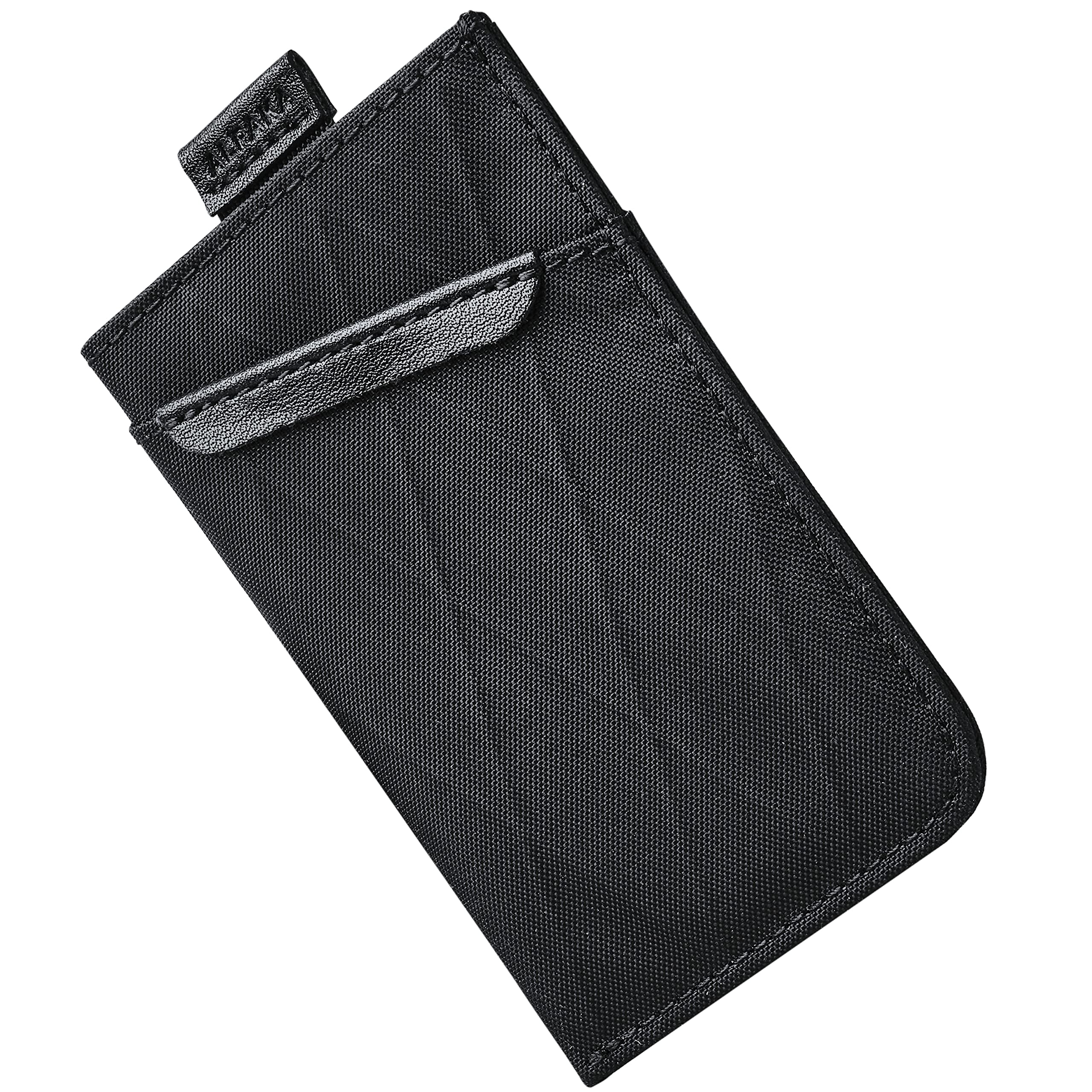 ALPAKA UP Cardholder V2 - Functions as a Slim Wallet - Pull Tab for Easy Card Removal - 100% Zero Waste - Made Entirely From Up-Cycled Materials - Holds 4-6 Cards, Dark Green