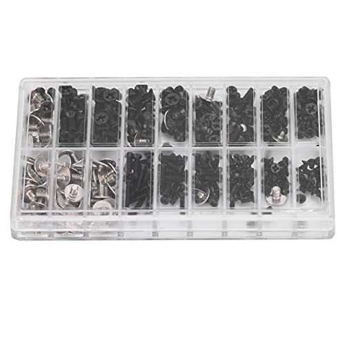 Computer Screw Kit, Fasteners 360Pcs Durable Alloy Steel Screws M2 M2.5 M3 for Electronic Product Maintain
