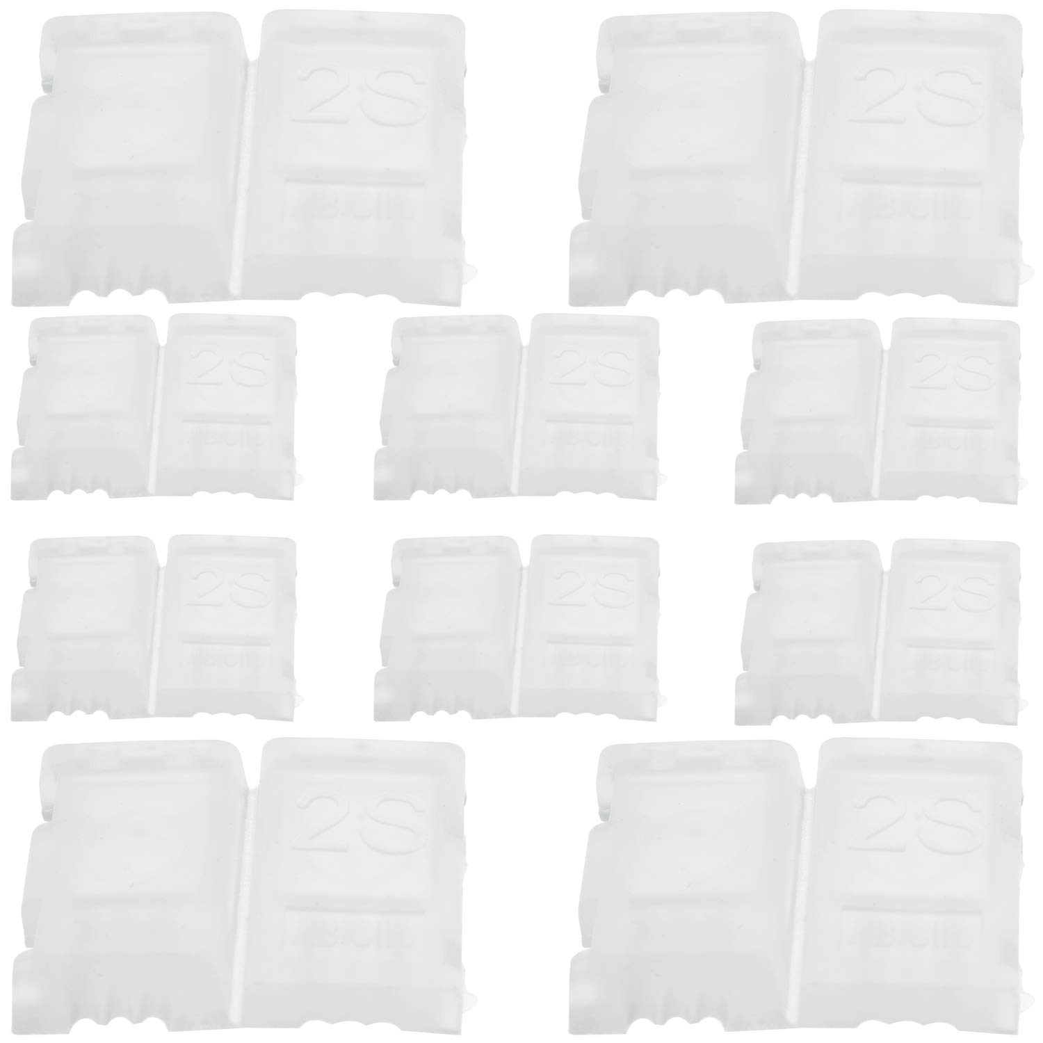 DGZZI AB Clip 10PCS LiPo Battery Balance Connector Protector Plug Saver for 2S Lithium Battery