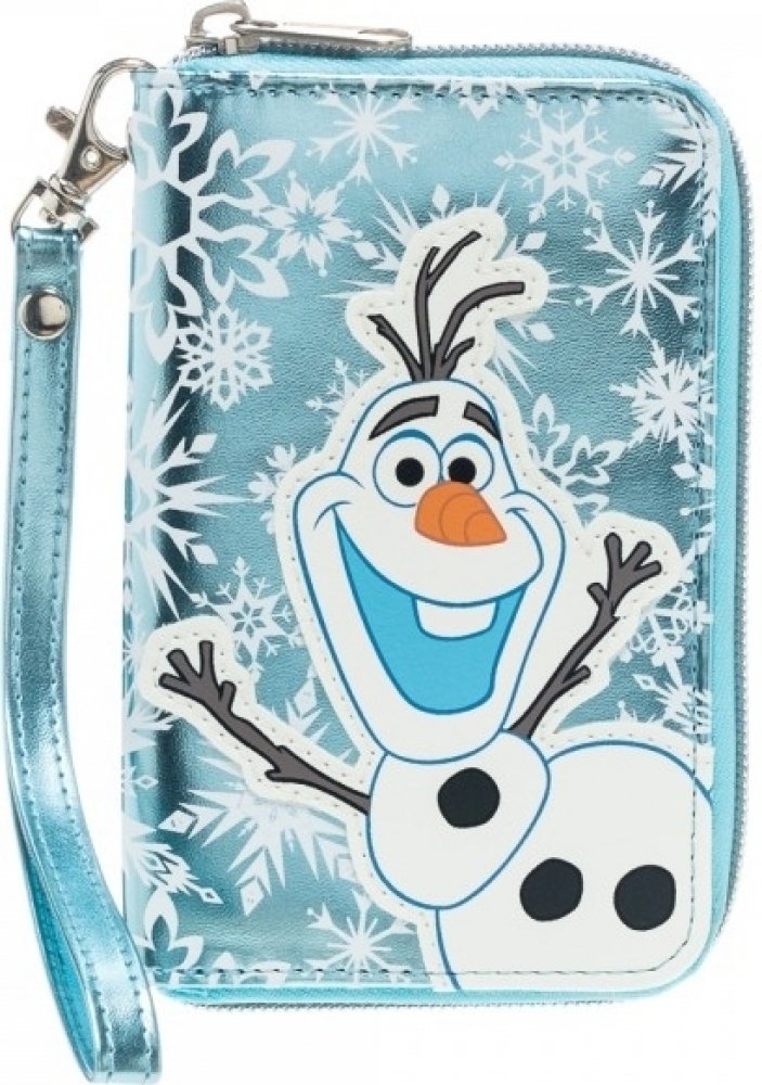 Disney Frozen Womens' Olaf Small Zip Wallet