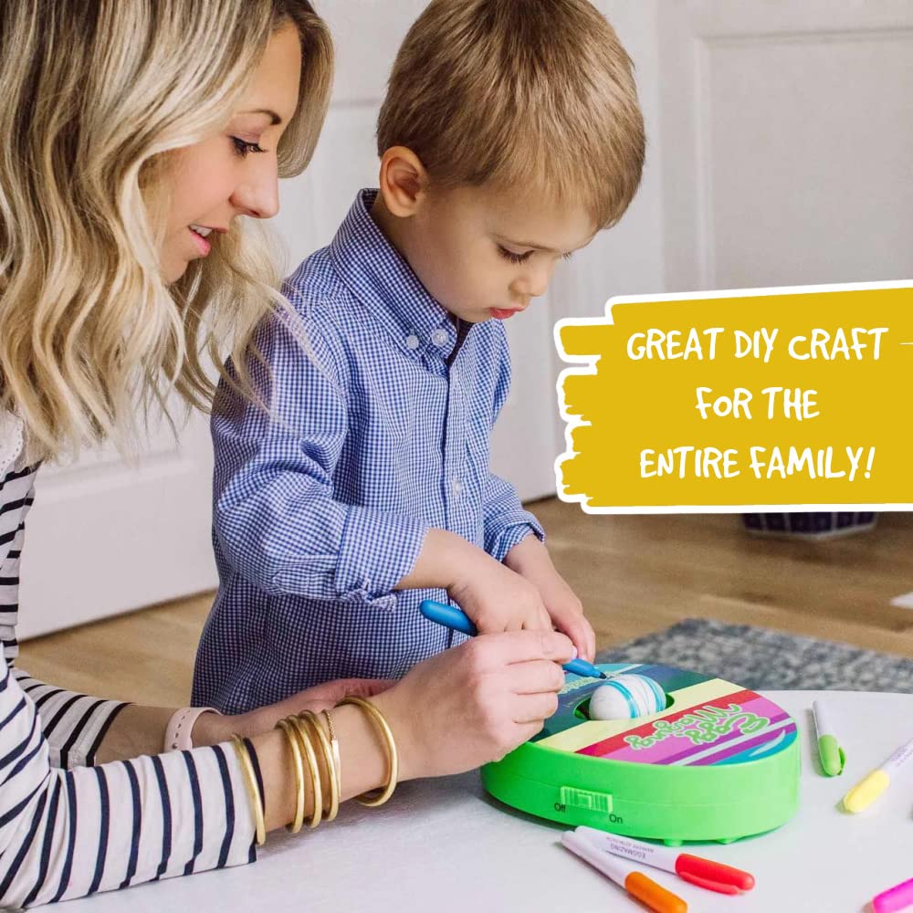 The Eggmazing Egg Decorator Easter Egg Mini Decorator Kit & The EggMazing Bunny Egg Decorating Spinner - Arts and Crafts Set