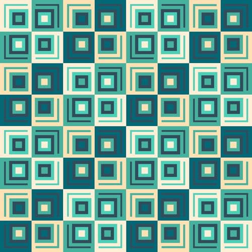 Modern Green Creative Block Geometry Abstract Gradient 5x5 Area Rug for Living Room Dining Room Bedroom Machine Washable Carpet Non Slip Soft Lightweight Kitchen Office Rugs
