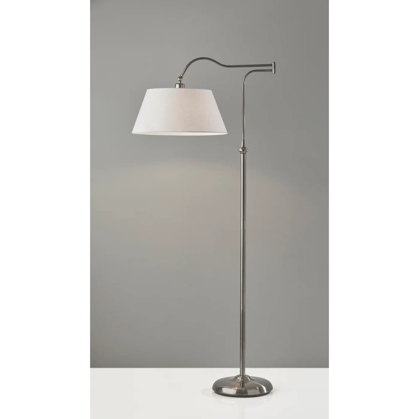 Adesso 3349-23 Rodeo Floor Lamp, 60 in., 150W, Antique Pewter, 1 Floor Lamp