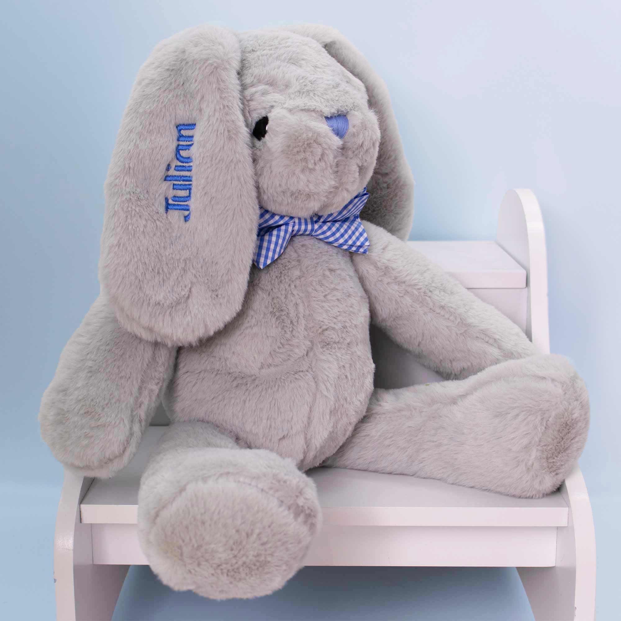 DIBSIES Personalized Hoppity Floppity Bunny 18" (Pink)