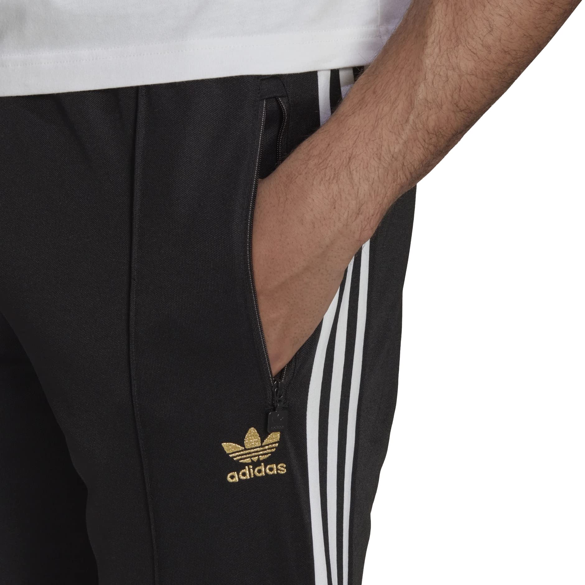 adidas Originals Men's Adicolor Classics Beckenbauer Track Pants, Vivid Red, Medium