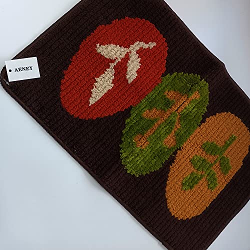 AENEY-Door mats, Front Back Door Rug Durable Rubber Backing Non Slip Door Mat Super Absorbent Resist Dirt Entrance Rug