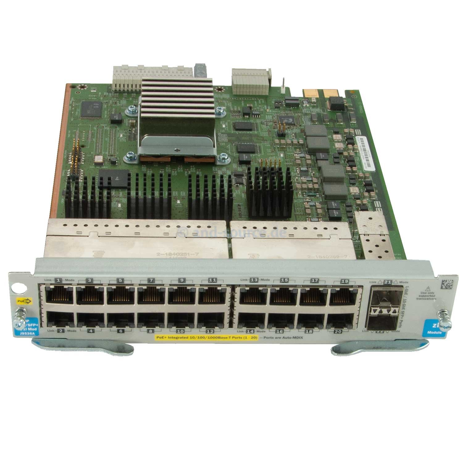 HP J9536A 20-port Gig-T PoE+ v2 zl Module - J9536-6100?Çï1