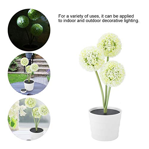 Voluxe Solar Flower Light, Solar Flower Pot Light, Solar Lamp Backyards Courtyards for Industrial Park Residential Square Home Gardens
