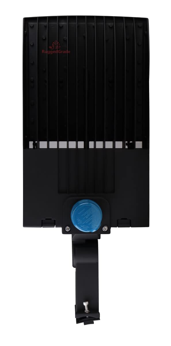 RuggedGrade 42,000 Lumen - 300 watt NextGen III LED Shoebox Lights - Dimmable - with Photocell -ARM Mount