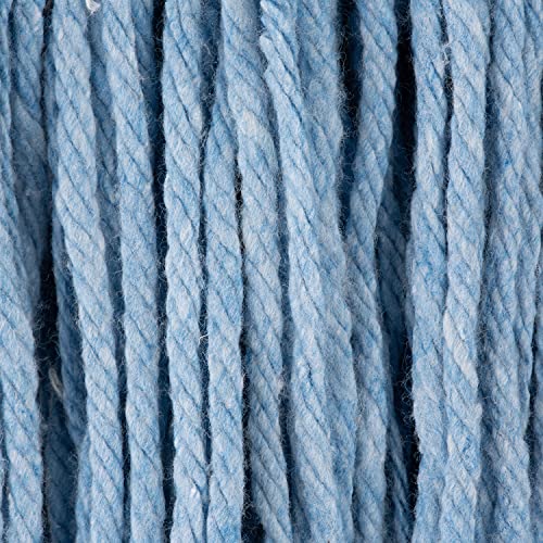 Carlisle FoodService Products 369454B14 Looped-End Mop Head With Red Band, Large, Blue