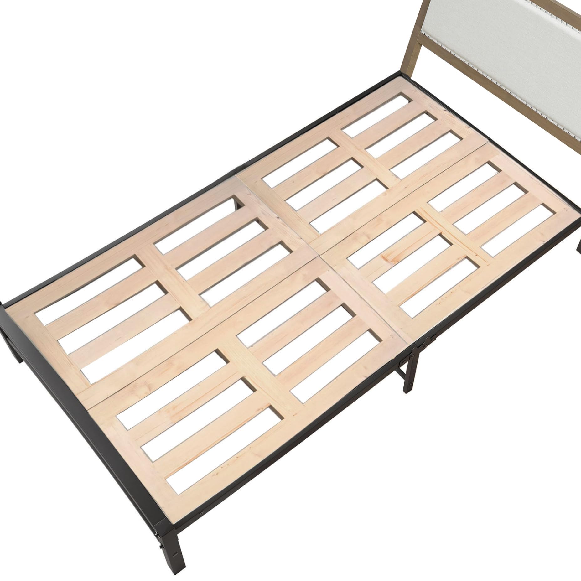 Bed Boards for Under Mattress,Mattress Support Board,Split Fully Assembled Bunkie Board for Mattress/Bed Support,Twin