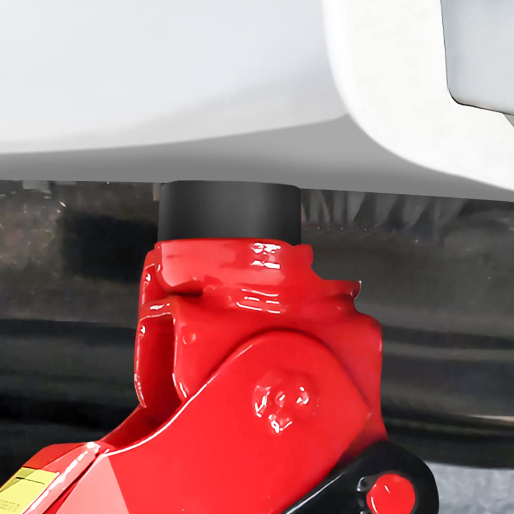Universal Jack Rubber Pad, Senbos Car Jack Pads Frame Rail Protector Slotted Trolley Jacking Block Anti-Slip Car Jack Adapter Support Block Heavy Duty Car Lift Tool Accessories