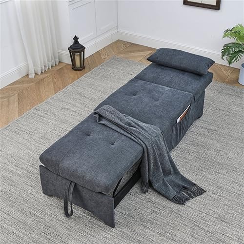 ADUH 24.5" W Sleeper Sofa Bed, Convertible Chair 4 in 1 Multifunctional Folding Sleeper Sofa Bed Pull Out
