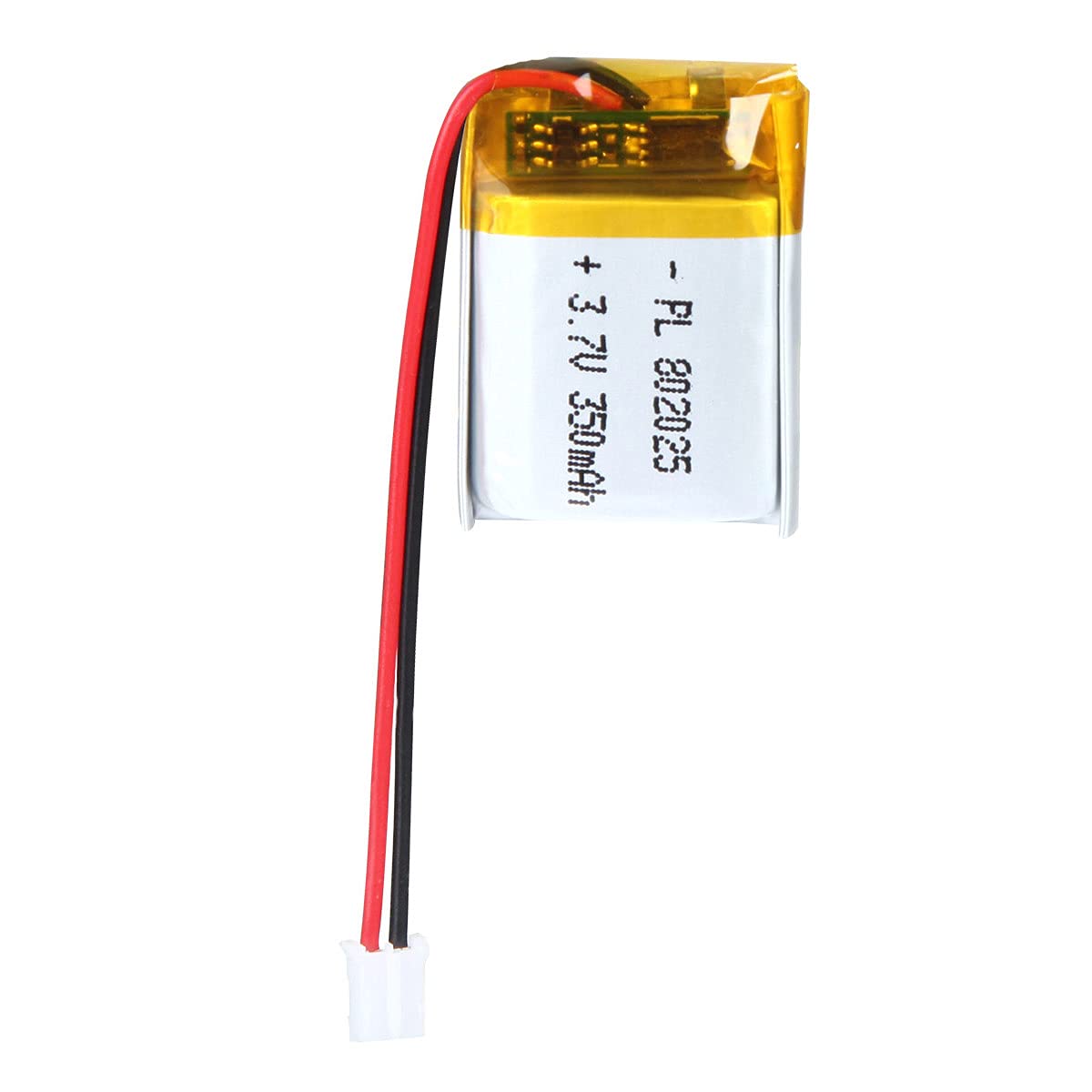 YDL 3.7V 350mAh 802025 Lipo battery Rechargeable Lithium Polymer ion Battery Pack with PH2.0mm JST Connector